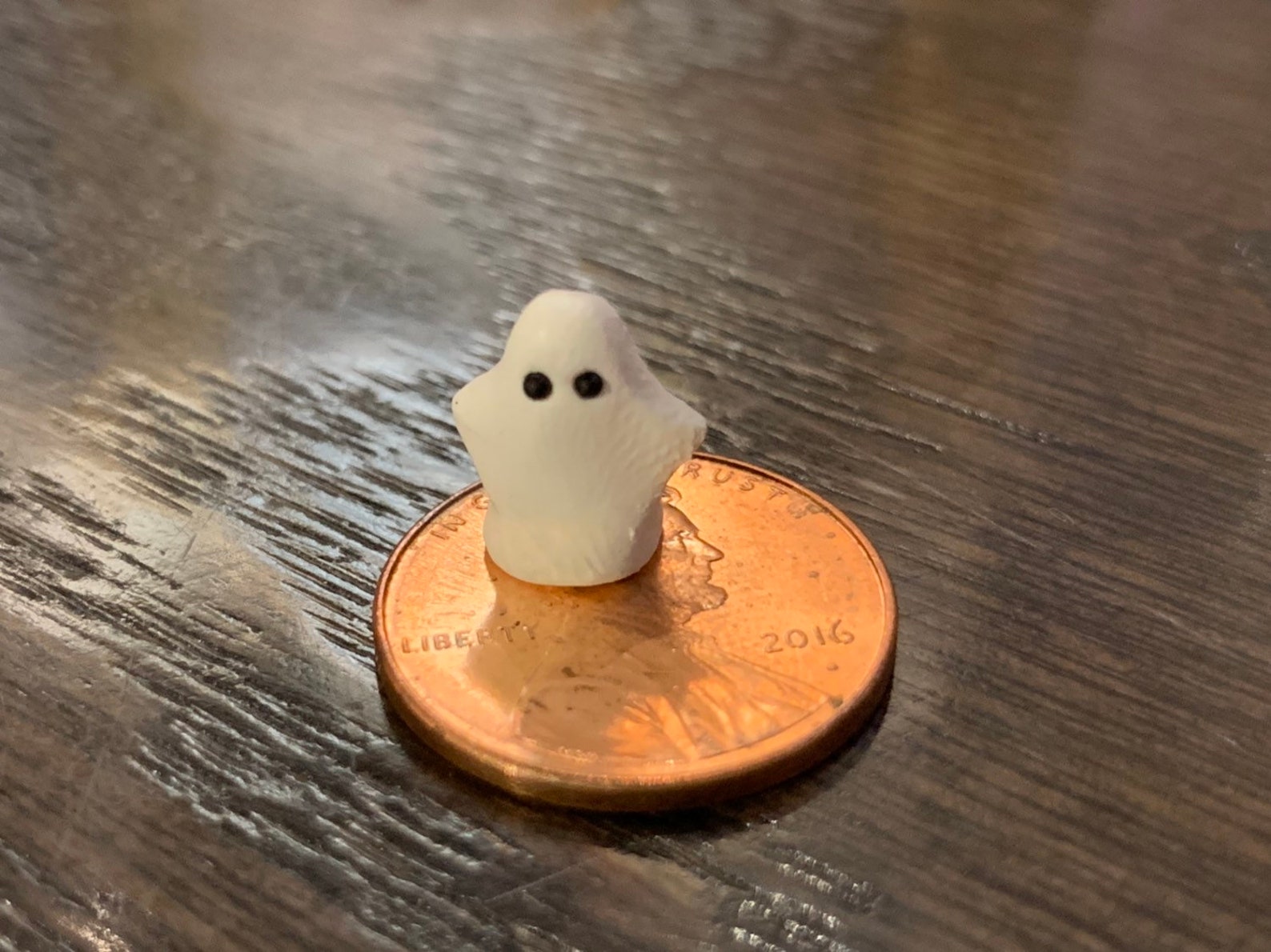 One Micro Mini Ghost Mini Ghost Polymer Clay Ghost | Etsy