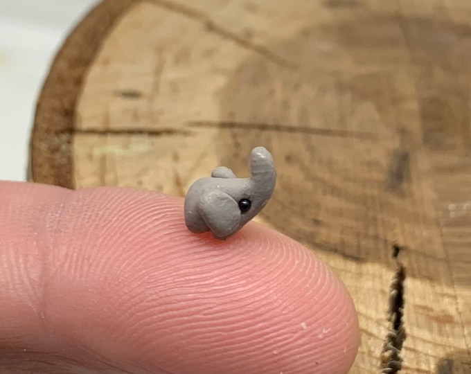 Polymer Clay Elephant, Elephant Sculpture, Elephant Art, Jungle Animal ...