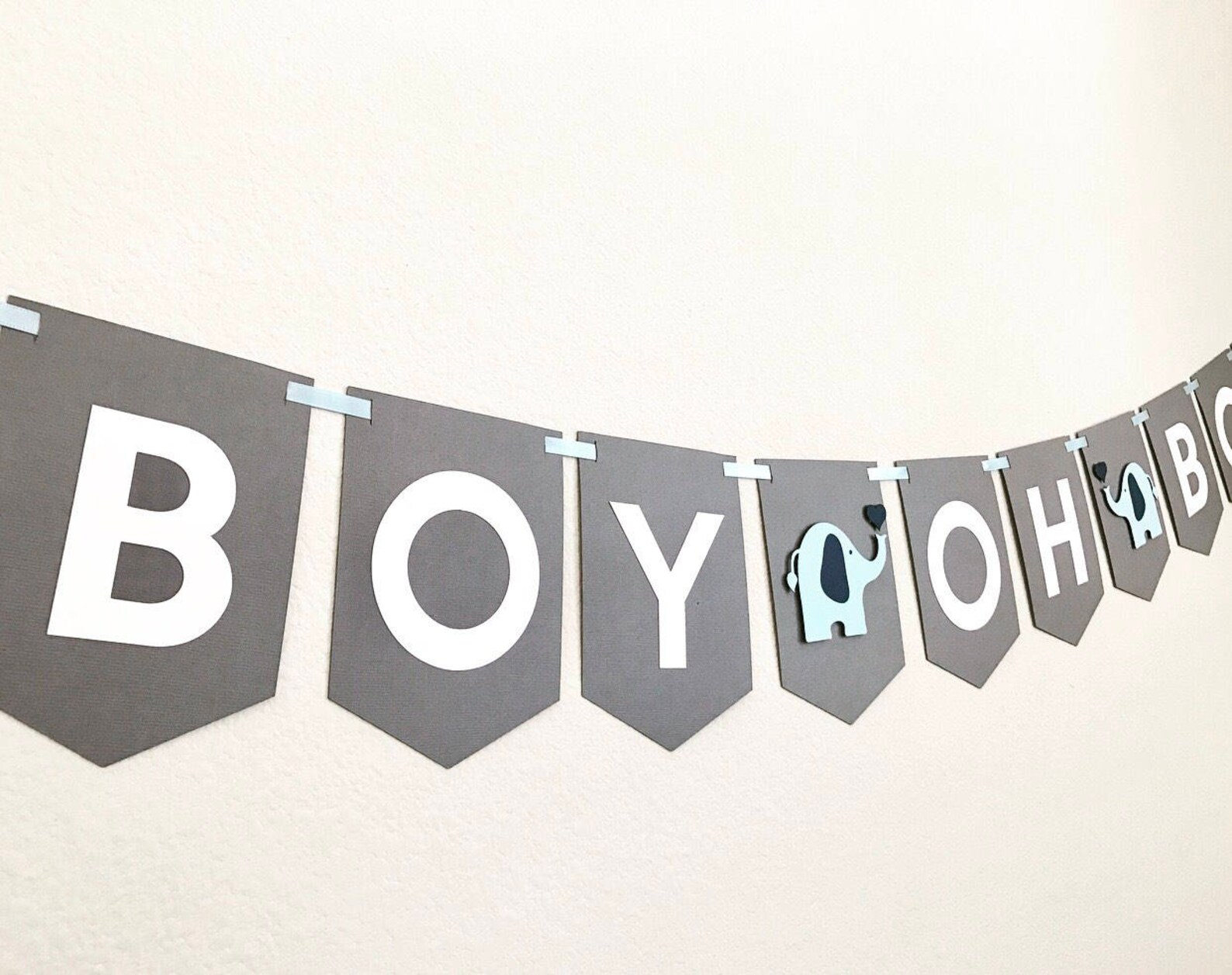 Baby Boy Shower Decorations Baby Shower Banner Boy Oh Boy - Etsy