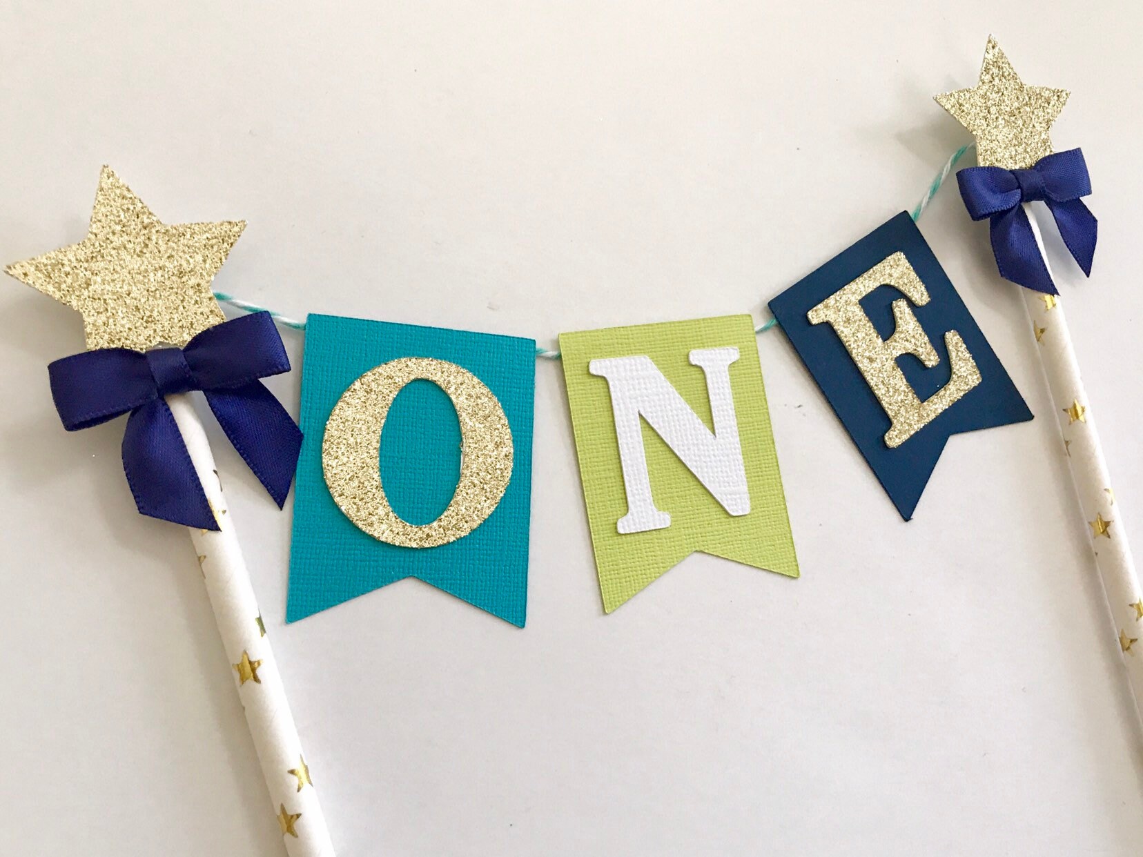 One Cake Topper Boy Star Cake Topper One Smash Cake Topper | Etsy