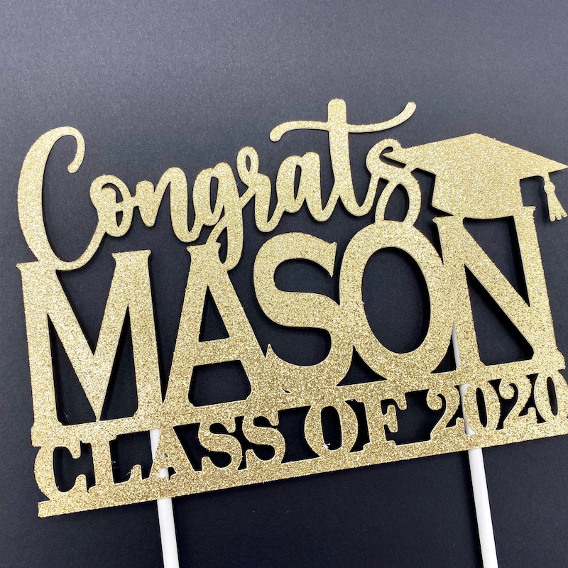 Graduation Cake Topper - Etsy
