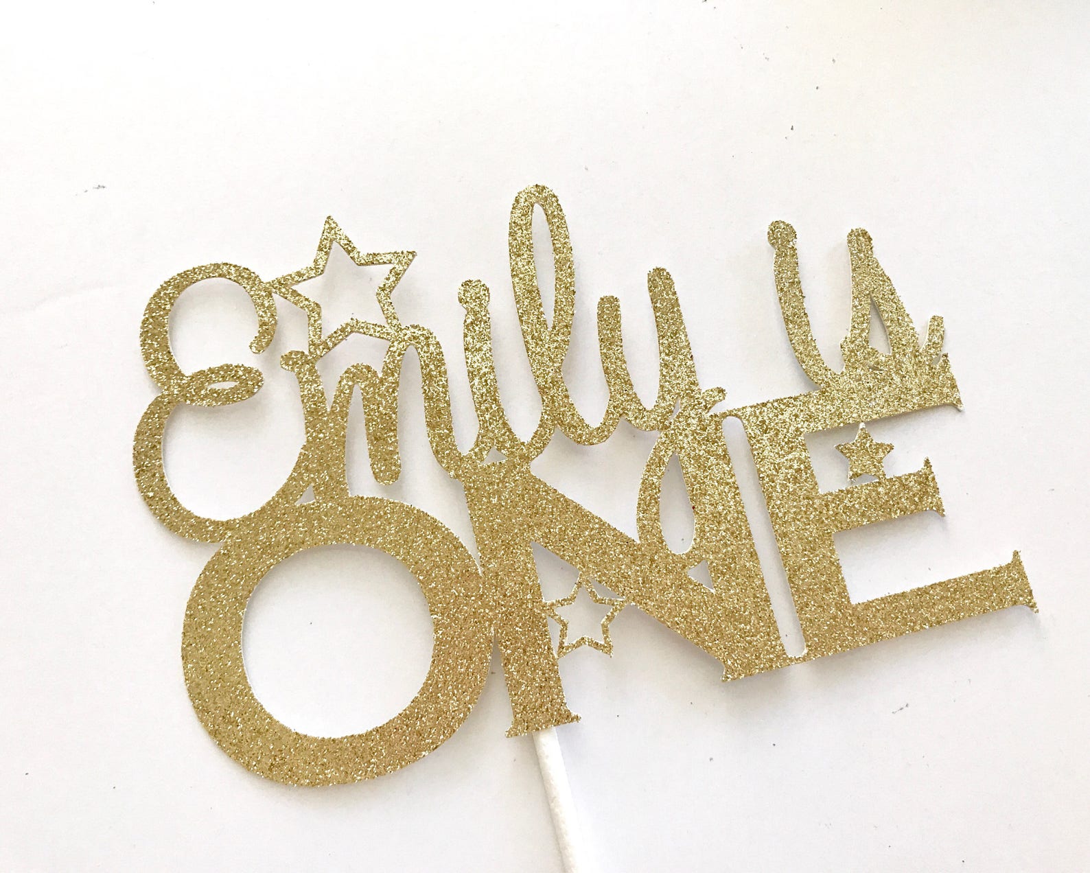 One Cake Topper Custom Cake Topper Personalized Cake Topper | Etsy