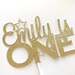 One Cake Topper Custom Cake Topper Personalized Cake Topper - Etsy