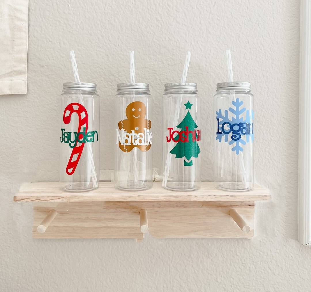 Personalized Christmas Party Cups: Reusable Plastic Kids Favors - Etsy