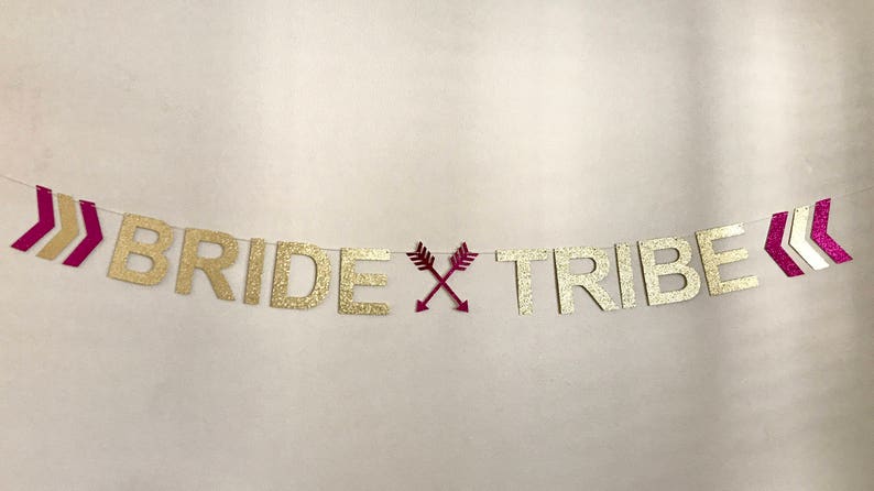 Bride Tribe Banner Bride Tribe Decorations Bridal Shower - Etsy