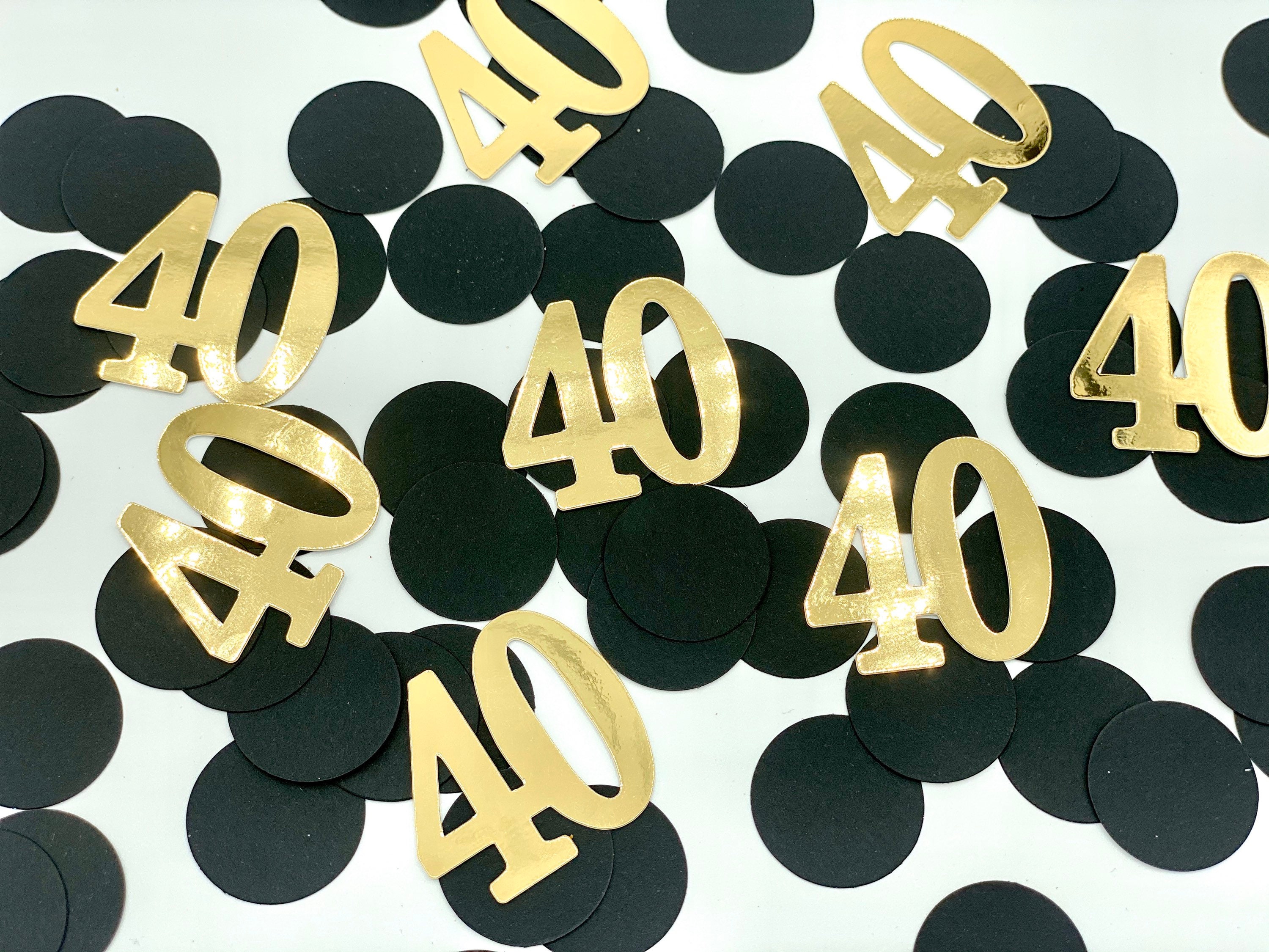 40th Birthday Decorations, 30/40/50/60 Birthday Decorations, Number ...