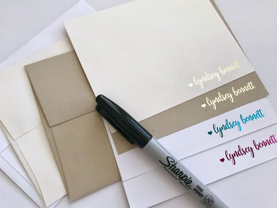 Personalized Stationery Note Cards Personalized Note Cards | Etsy