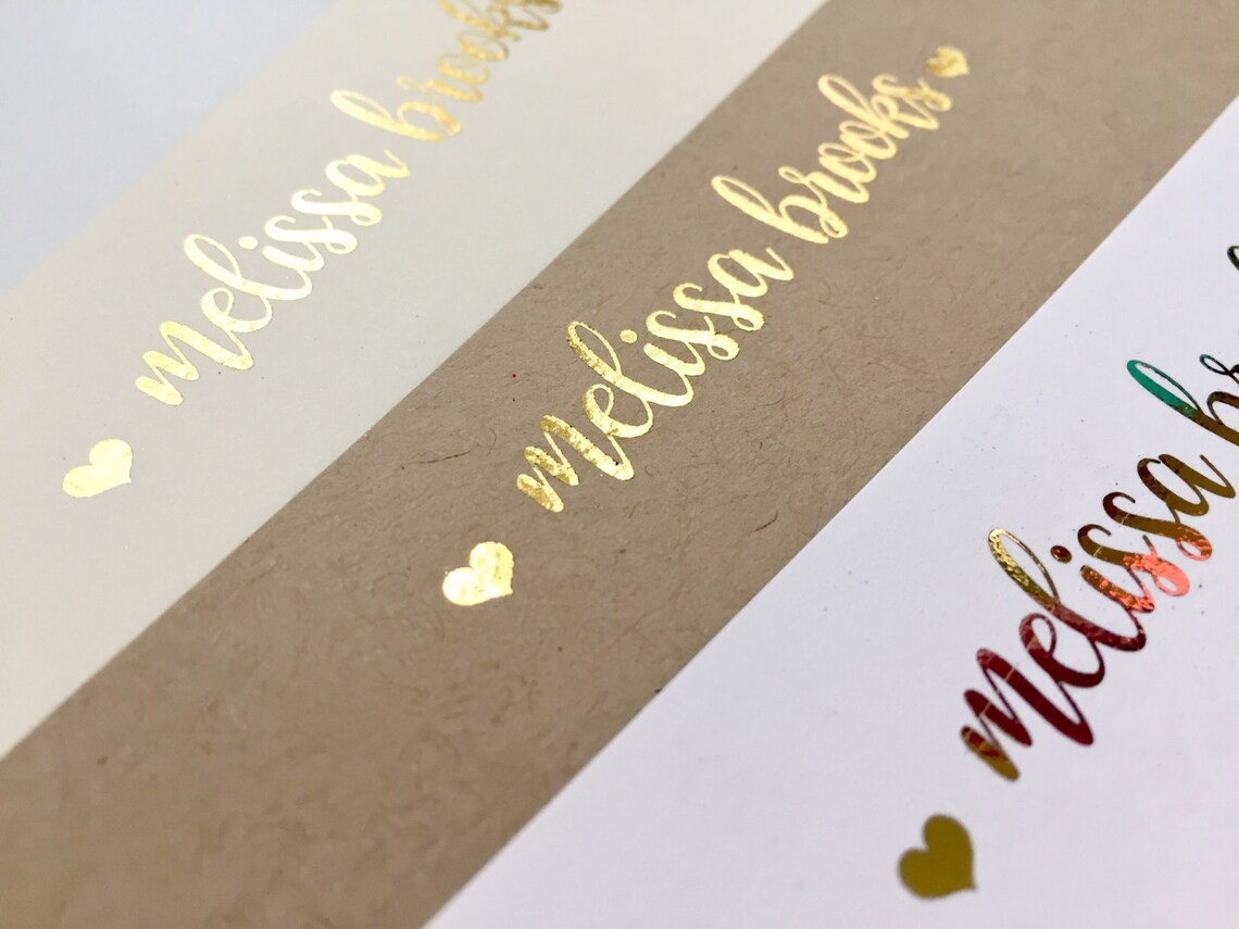 Personalized Notecards Personalized Stationary Gold Note - Etsy