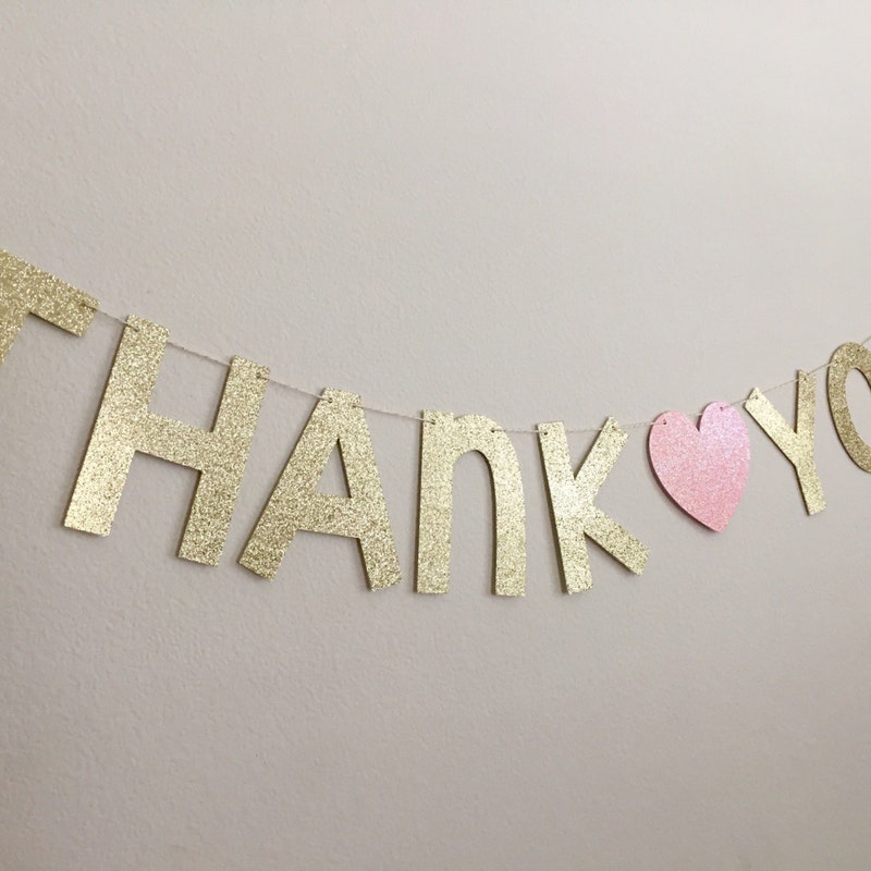 Thank You Banner - Etsy