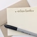 Personalized Notecards, Personalized Stationary, Gold Note Cards ...