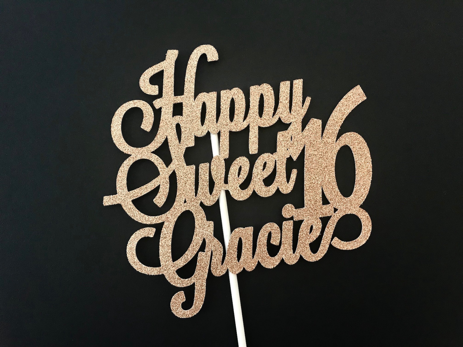 Sweet 16 Cake Topper 16th Birthday Cake Topper Personalized - Etsy