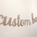 Custom Banner 4.5 Custom Banner Script Cursive Custom - Etsy