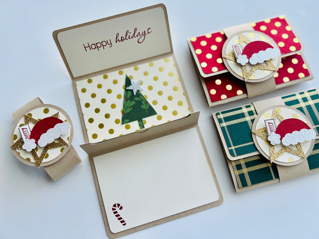 Christmas Gift Card Holder, Christmas Gift Card Envelope, Pop up Gift ...