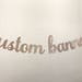 Custom Banner, 4.5 Custom Banner Script, Cursive Custom Banner, Bubbly ...