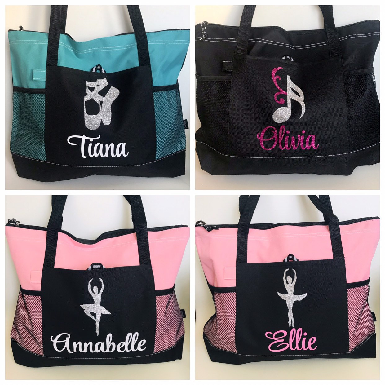 Personalized Dance Bag Personalized Ballet Bag Gymnastics - Etsy Australia