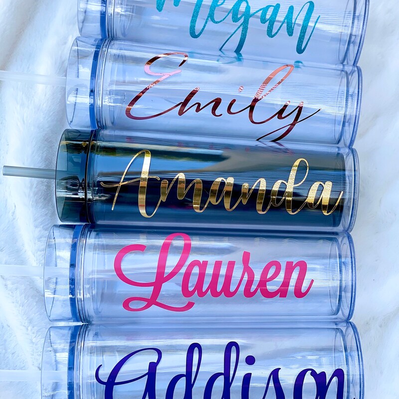 Cup With Straw - Etsy