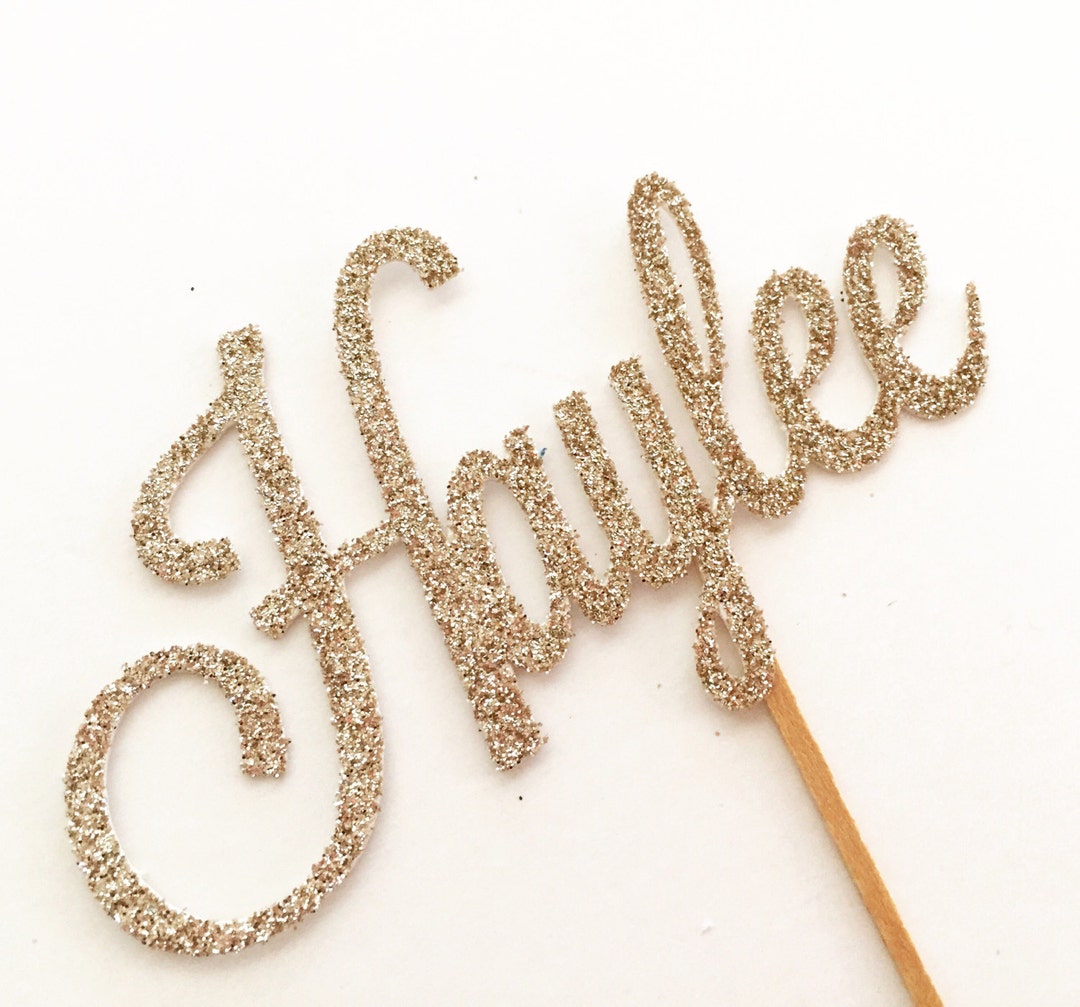 Custom Cupcake Toppers, Custom Name Cupcake Topper, Custom Donut Topper ...