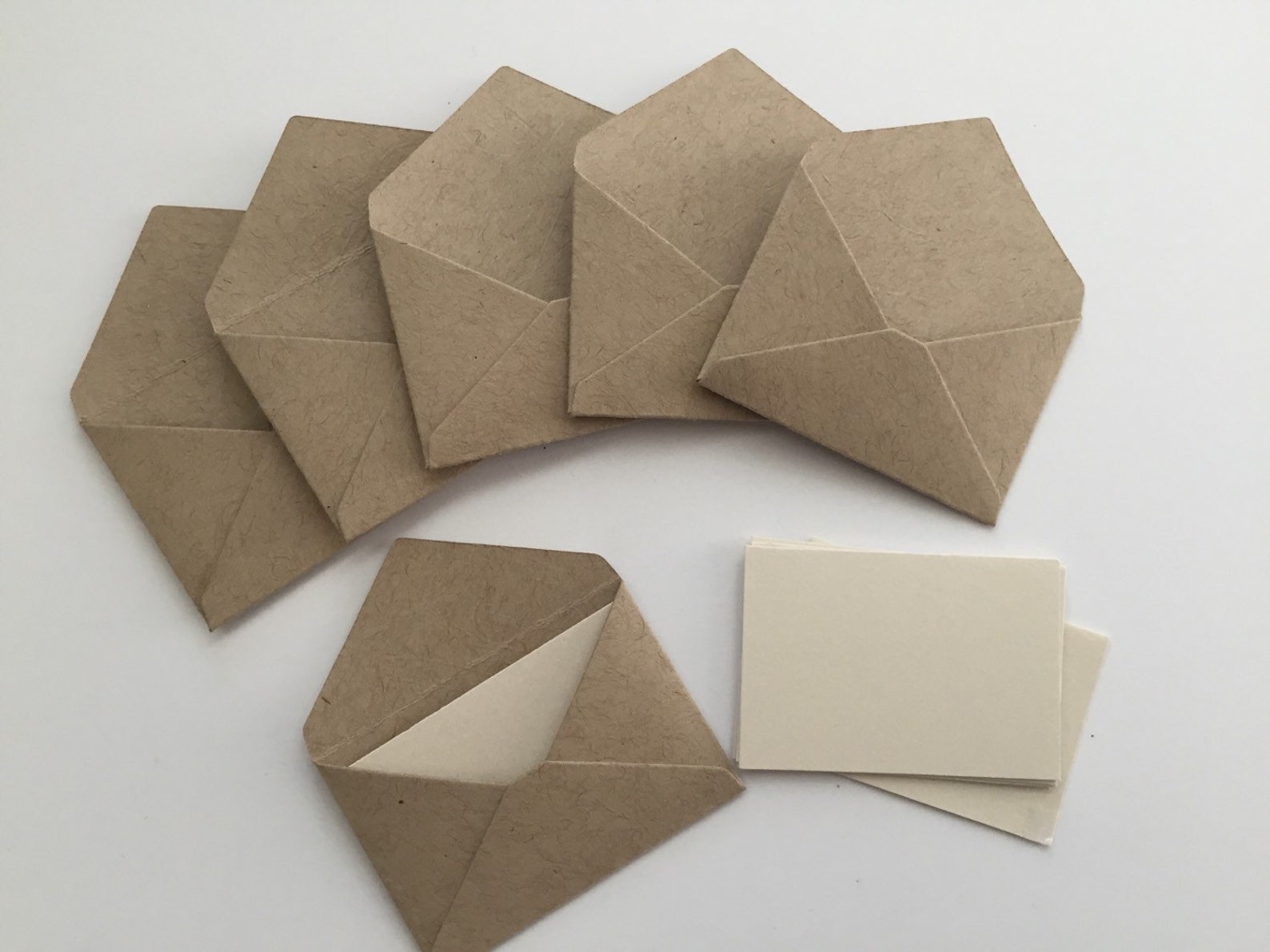 Mini Kraft Envelopes With Note Cards: Tooth Fairy Notes, Mini Notes ...