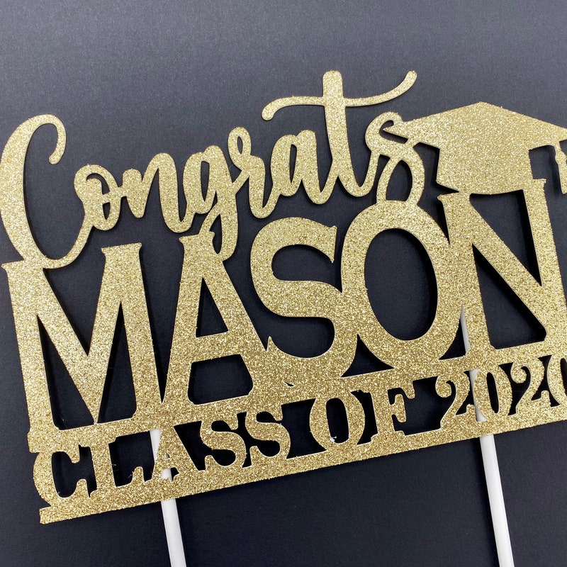 Graduation Cake Topper - Etsy