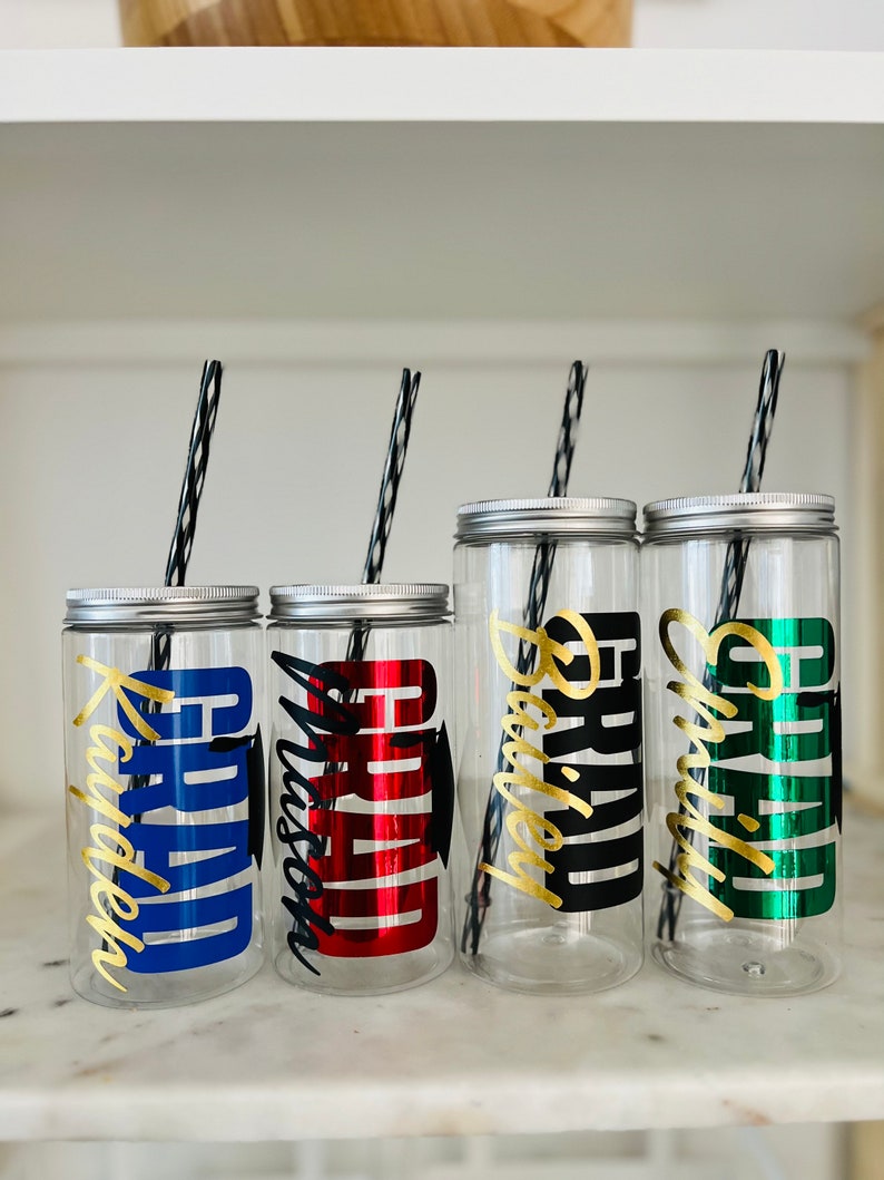 Graduation Party Decorations Custom Graduation Cups Tumblers - Etsy