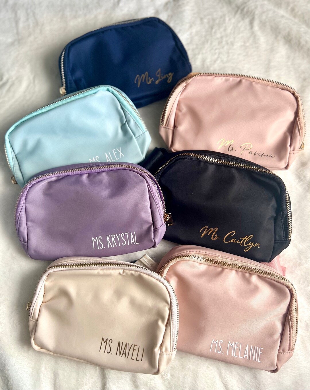 Personalized Nylon Fanny Pack: Custom Name Gift, Personalized Waist ...