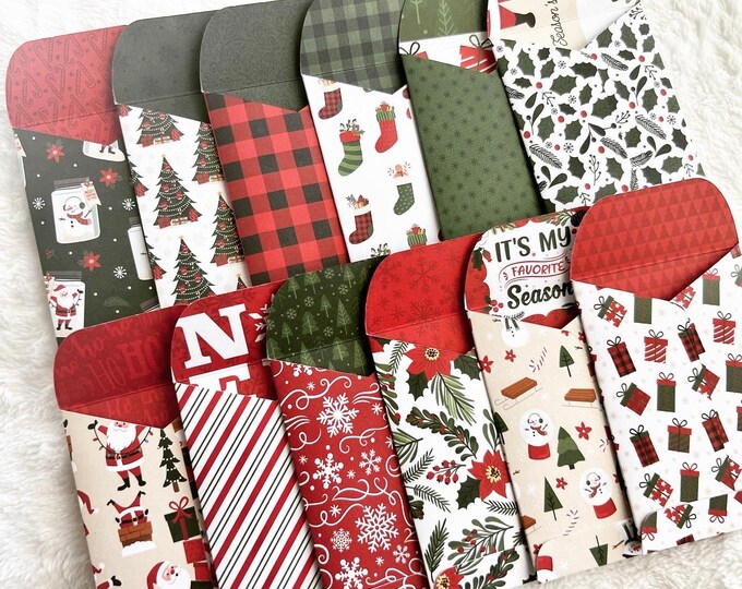 Christmas Gift Card Holders, Christmas Gift Card Envelope, Gift Card ...