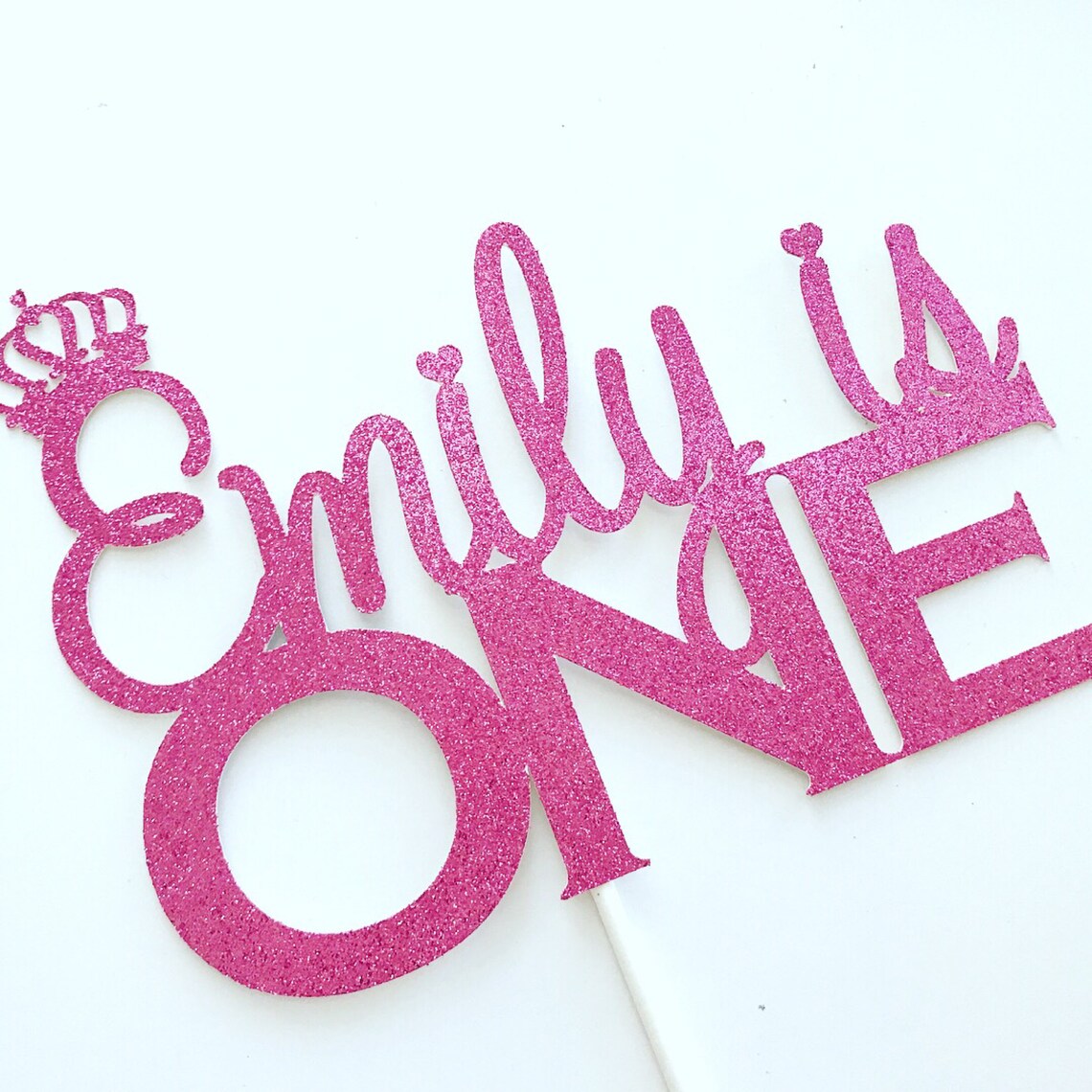 One Cake Topper Custom Cake Topper Personalized Cake Topper - Etsy