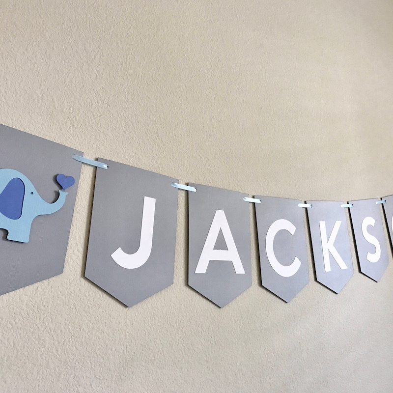 Baby Name Banner - Etsy