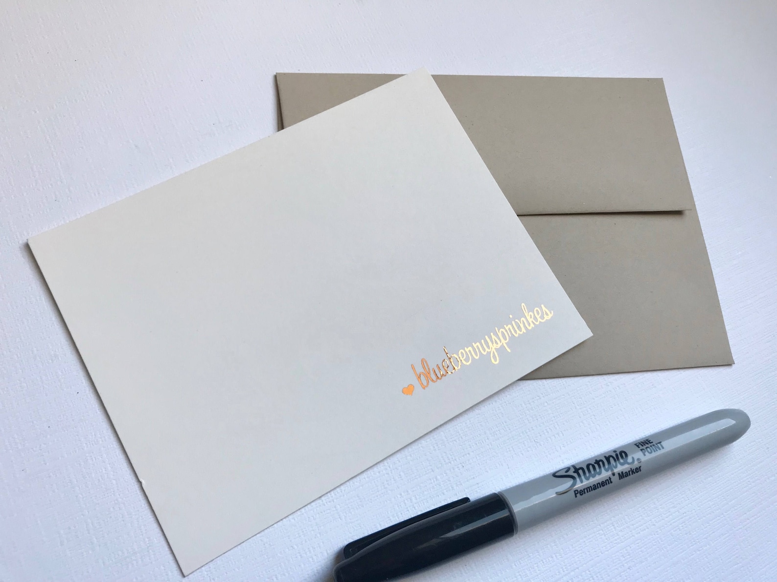 Custom Note Cards Personalized Stationary Gold Note Cards - Etsy