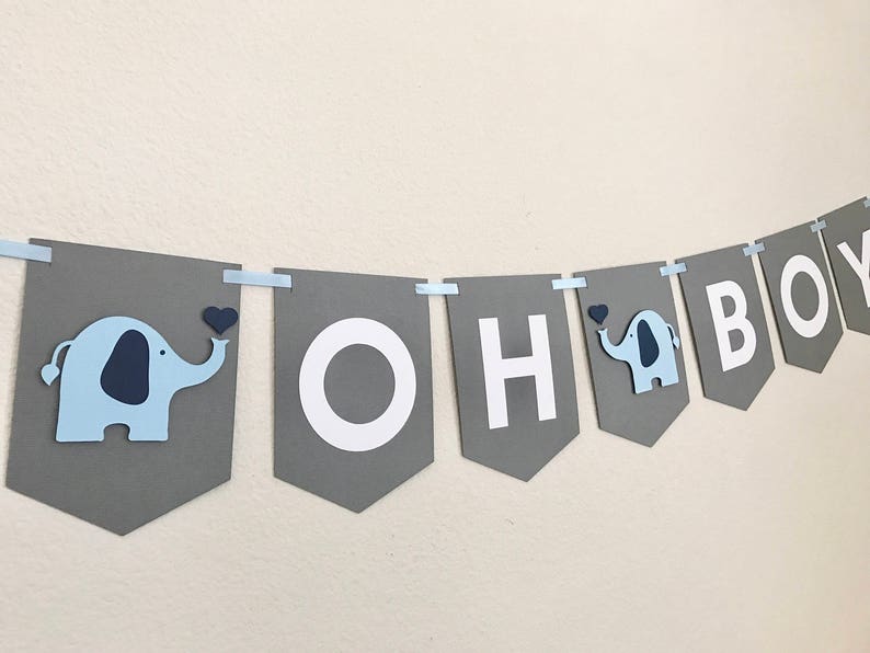 Baby Shower Banner Boy Baby Shower decorations It's A | Etsy