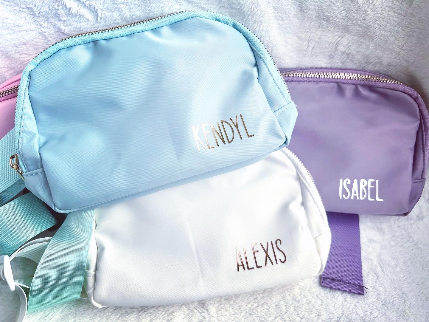 Personalized Nylon Fanny Pack: Custom Name Gift, Personalized Waist ...
