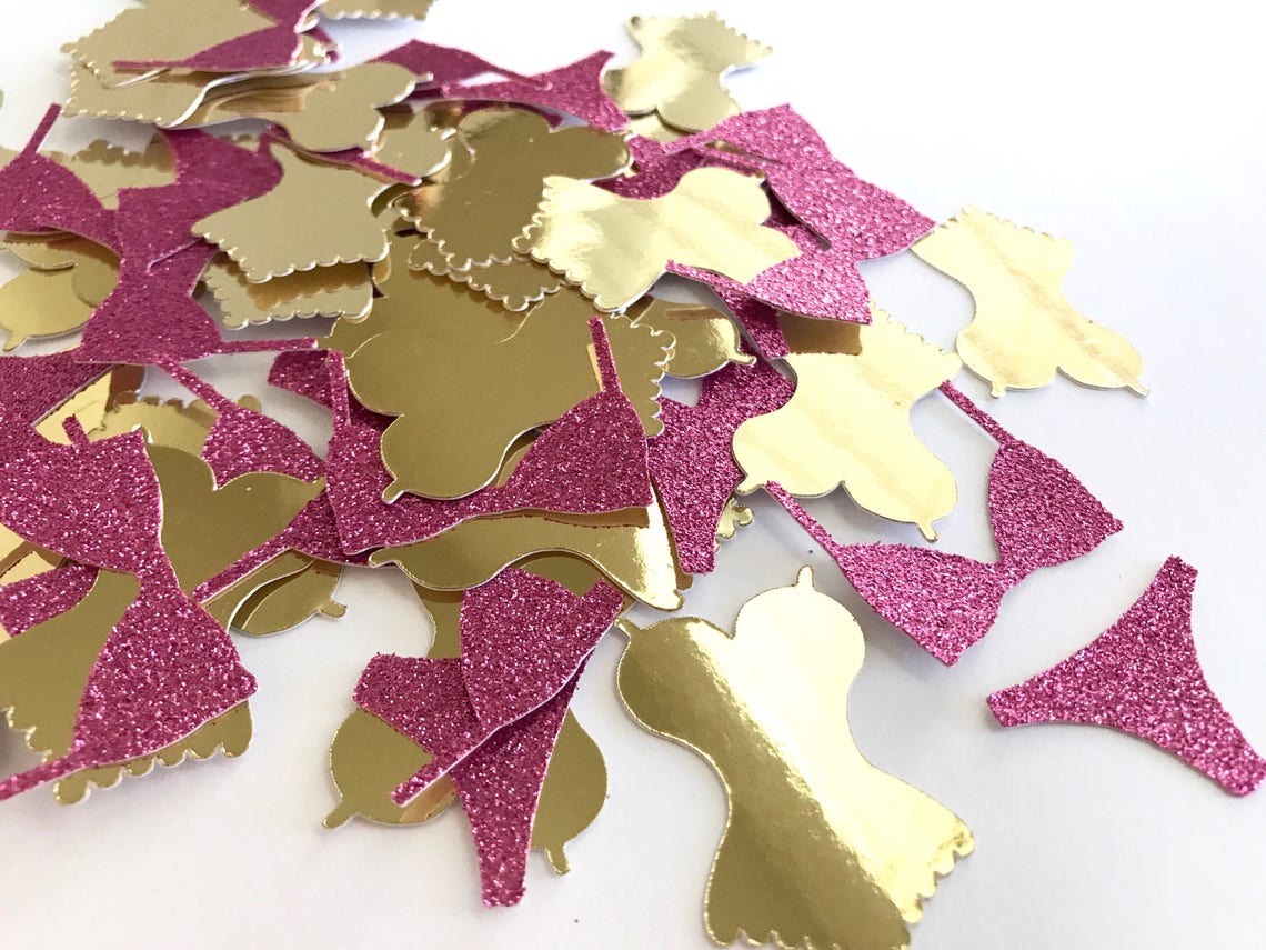 Lingerie Party Confetti, Bachelorette Party Confetti, Bachelorette ...
