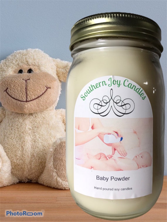 Baby Powder Candle / Baby Candle / Soy Candle / Handmade | Etsy
