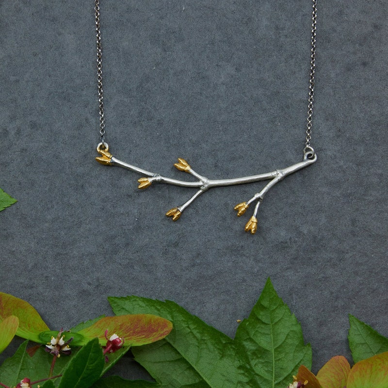 Tree Branch Necklace - Etsy