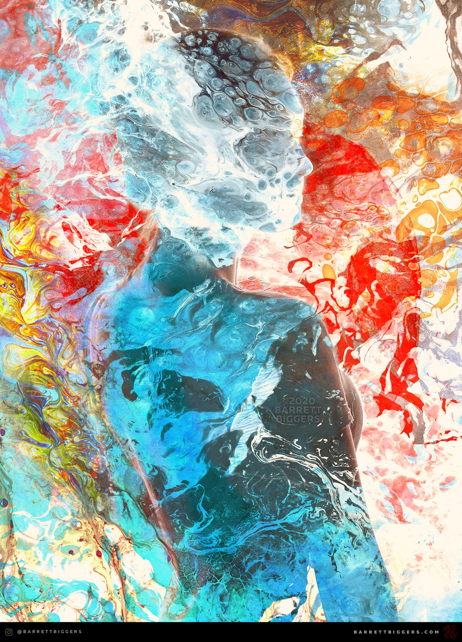 Lucid Liquidity Flowing Surrealism Original Abstract Art - Etsy