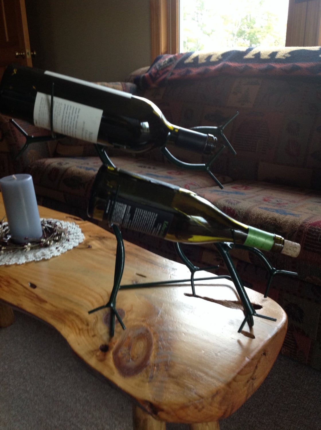 Branch Style Wine Rack Sits on Table, Stable and Strong - Etsy