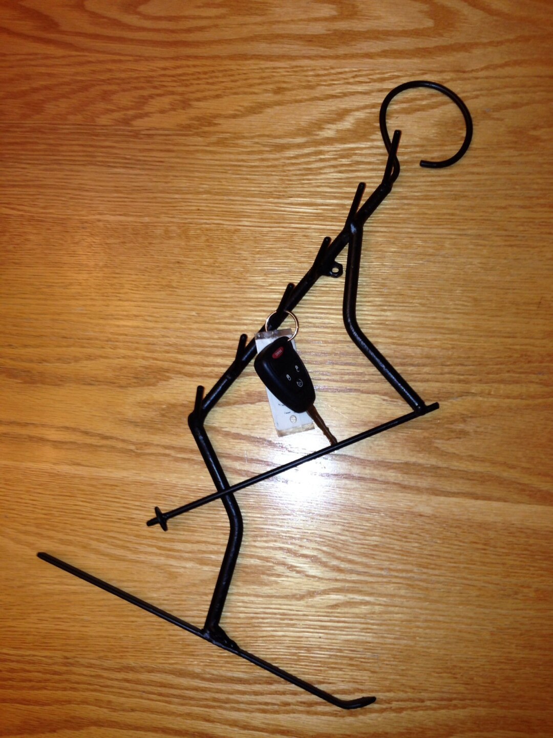 Wall Mounted Skier Key Rack. - Etsy