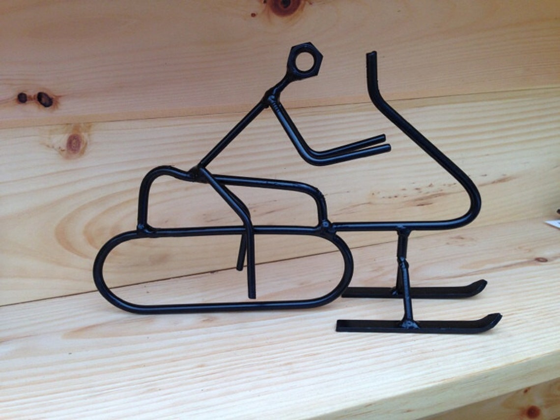 Snowmobile and Rider Figure Unique Ski Doo Polaris Yamaha | Etsy