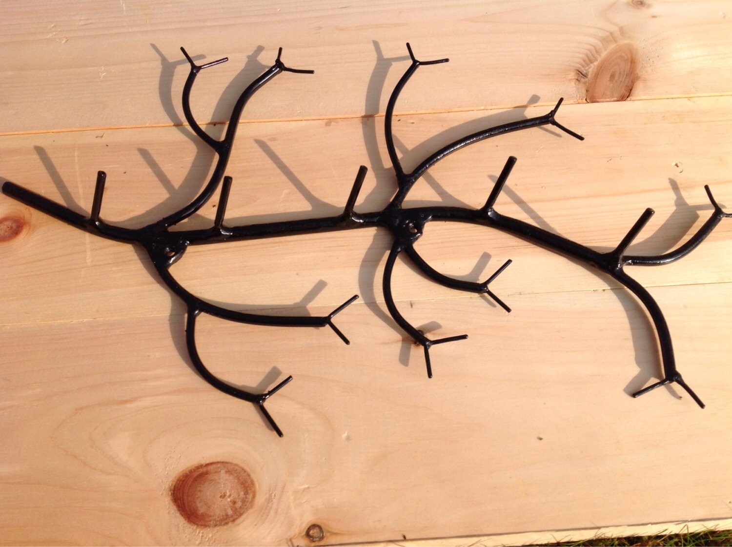 Branch Shaped Rack Ideal for Keys or Jewelry. Branch is Wall Mounted - Etsy