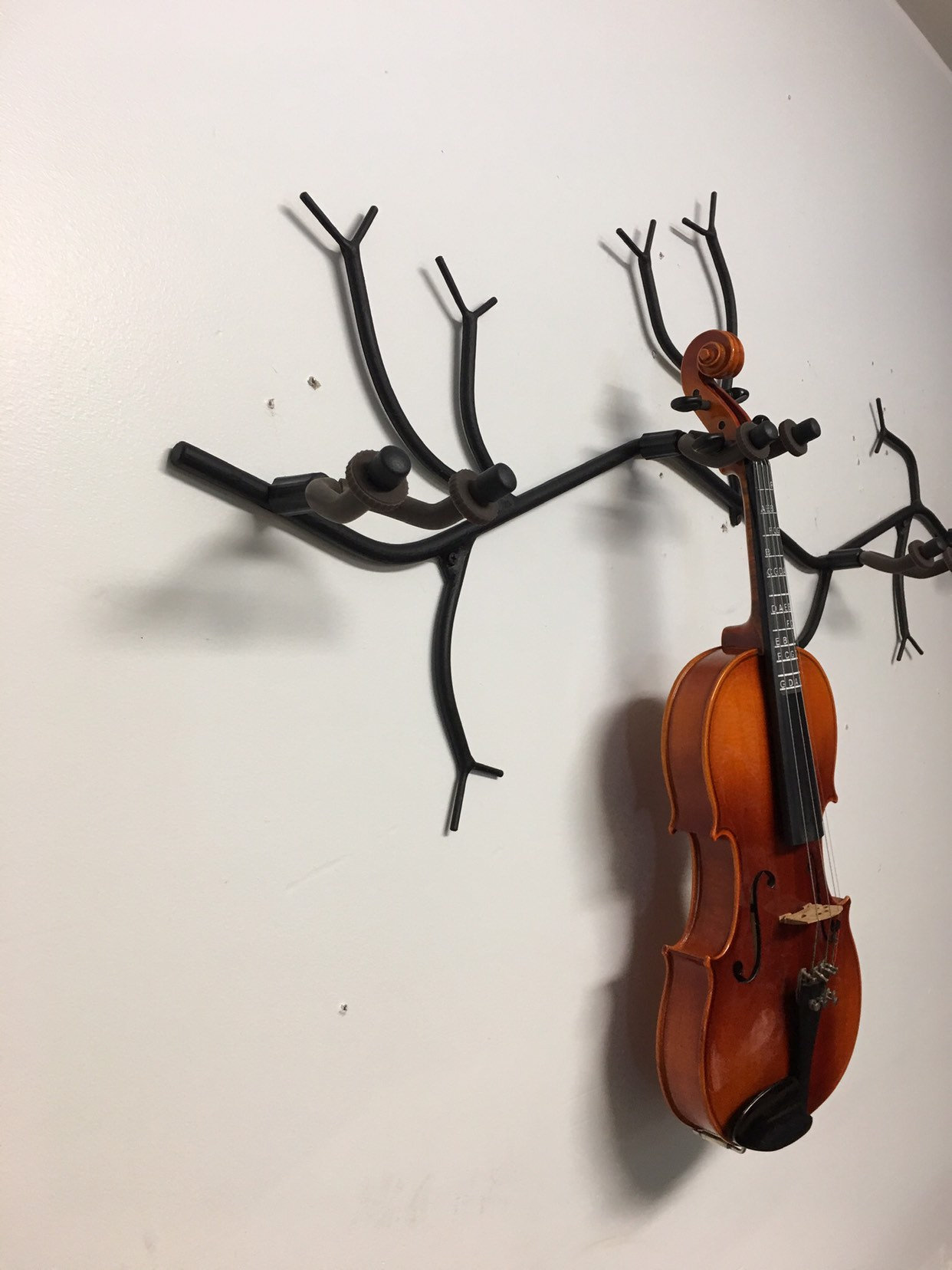 Instrument Rack Branch Shaped for 4 Full Size Guitars | Etsy