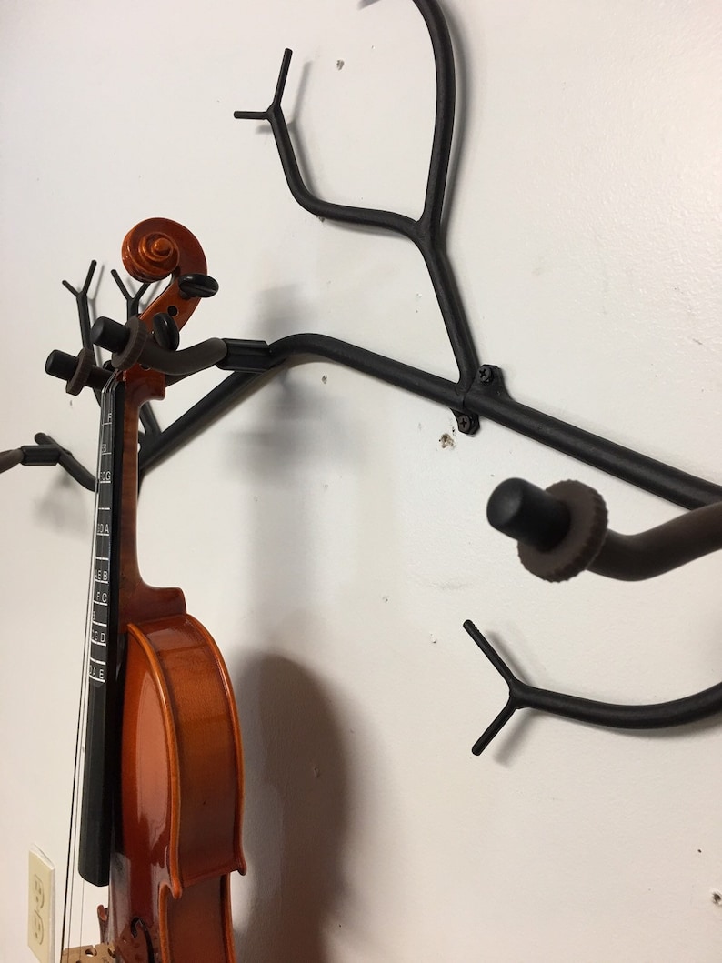 Instrument Rack Branch Shaped for 4 Full Size Guitars | Etsy
