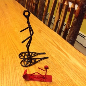 Snowshoeing Figure 6-1/2 " Tall Perfect for the Snow Shoe Fan Original ...
