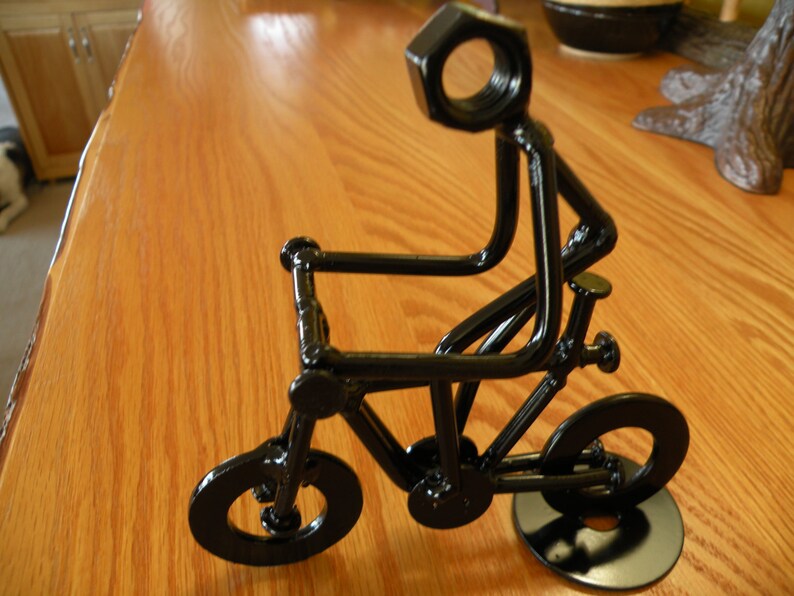 Bike Rider , Bicycle , Biker , Cyclist , One of a Kind Figure - Etsy