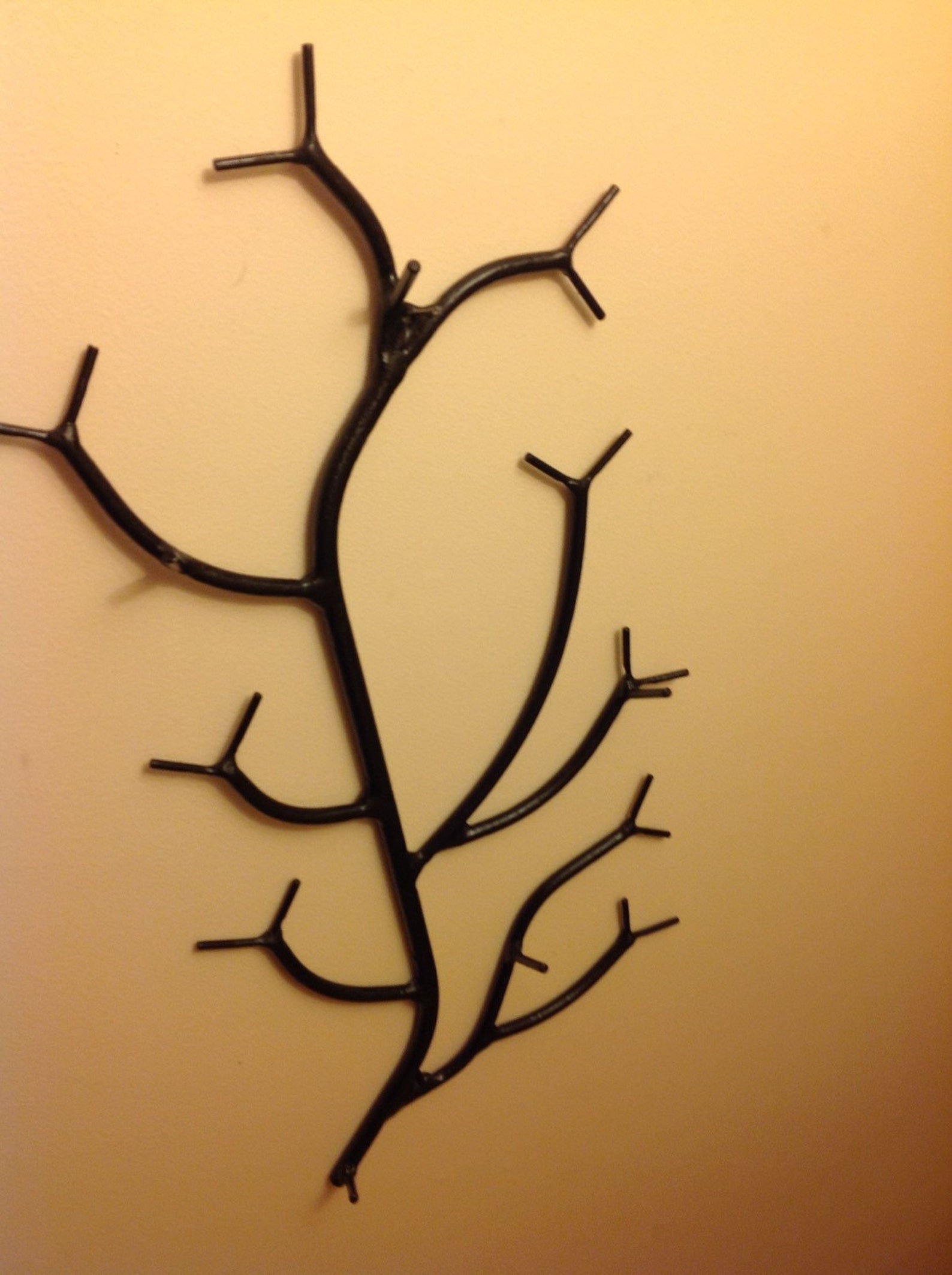Vertical Mounted Wall Branch 40"long 25" Wide Finished in Semi Gloss ...
