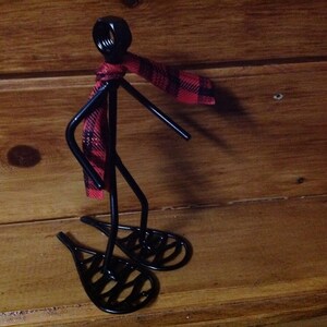 Snowshoeing Figure 6-1/2 " Tall Perfect for the Snow Shoe Fan Original ...