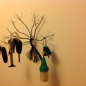 Metal Wire Jewelry Tree ( Large ) Jewelry Organizer Key Tree Wall ...