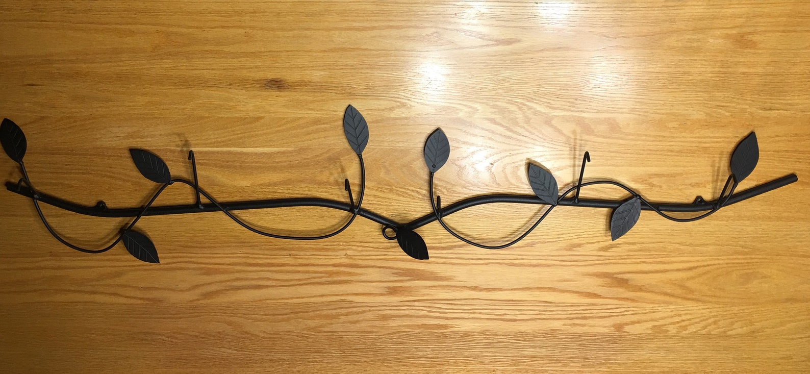 Grape Vine Metal Art With 6 Hooks | Etsy