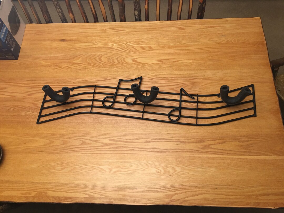 Music Guitar Holder With Notes - Etsy