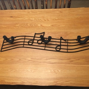 Music Guitar Holder With Notes - Etsy