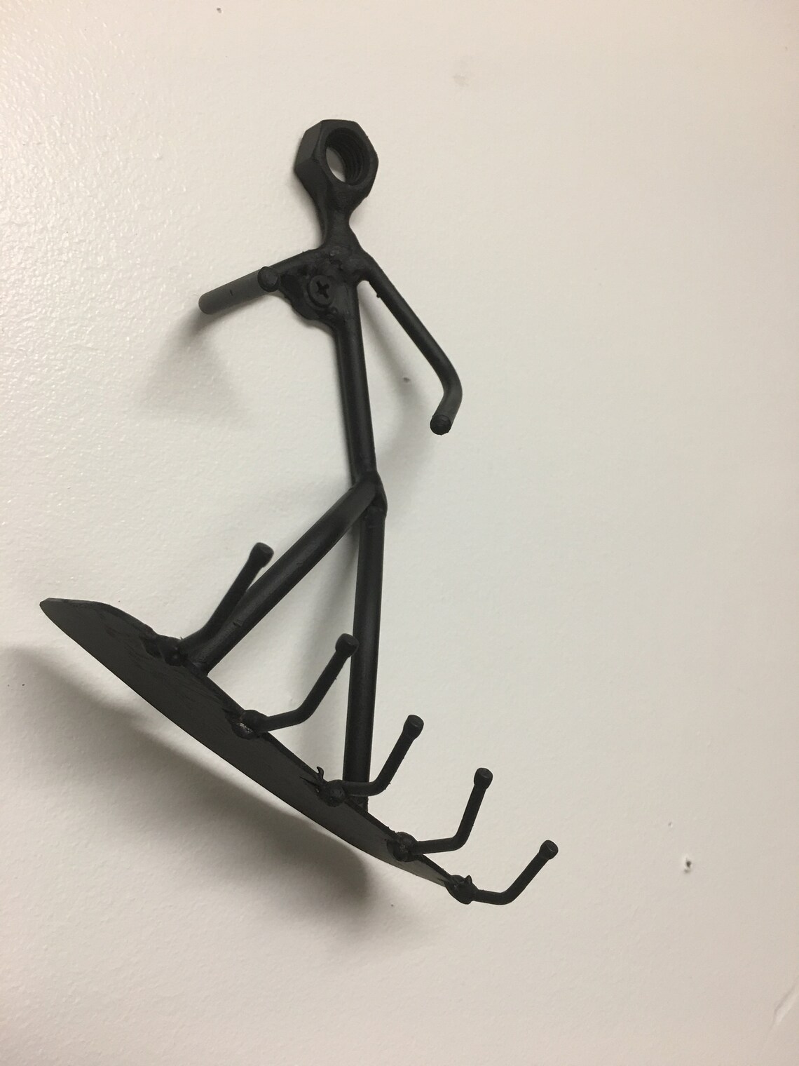 Wakeboarder Key Rack One of a Kind Unique for Lake House or Camp - Etsy